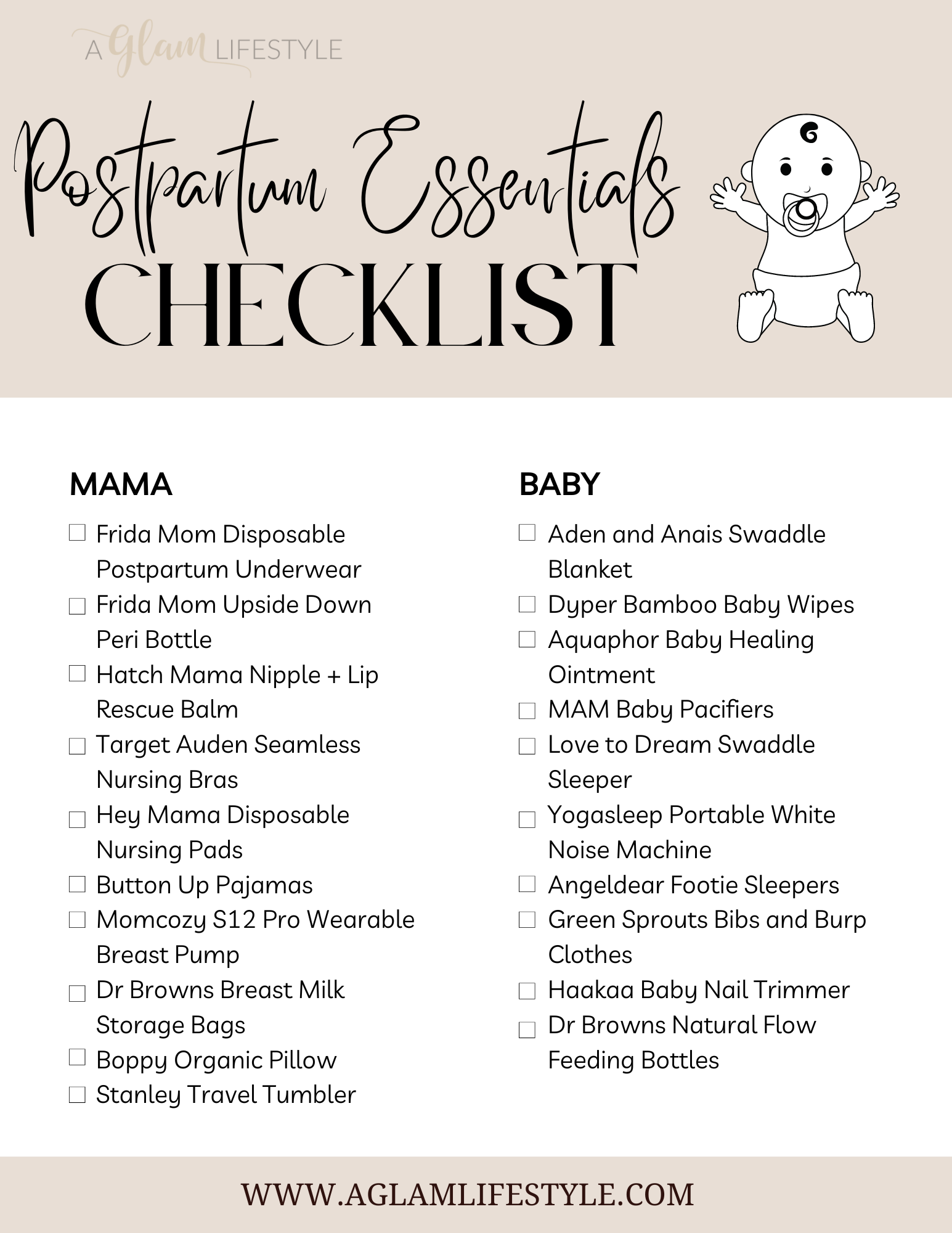 20 Postpartum Essentials A Glam Lifestyle 20 Postpartum Essentials A Glam Lifestyle